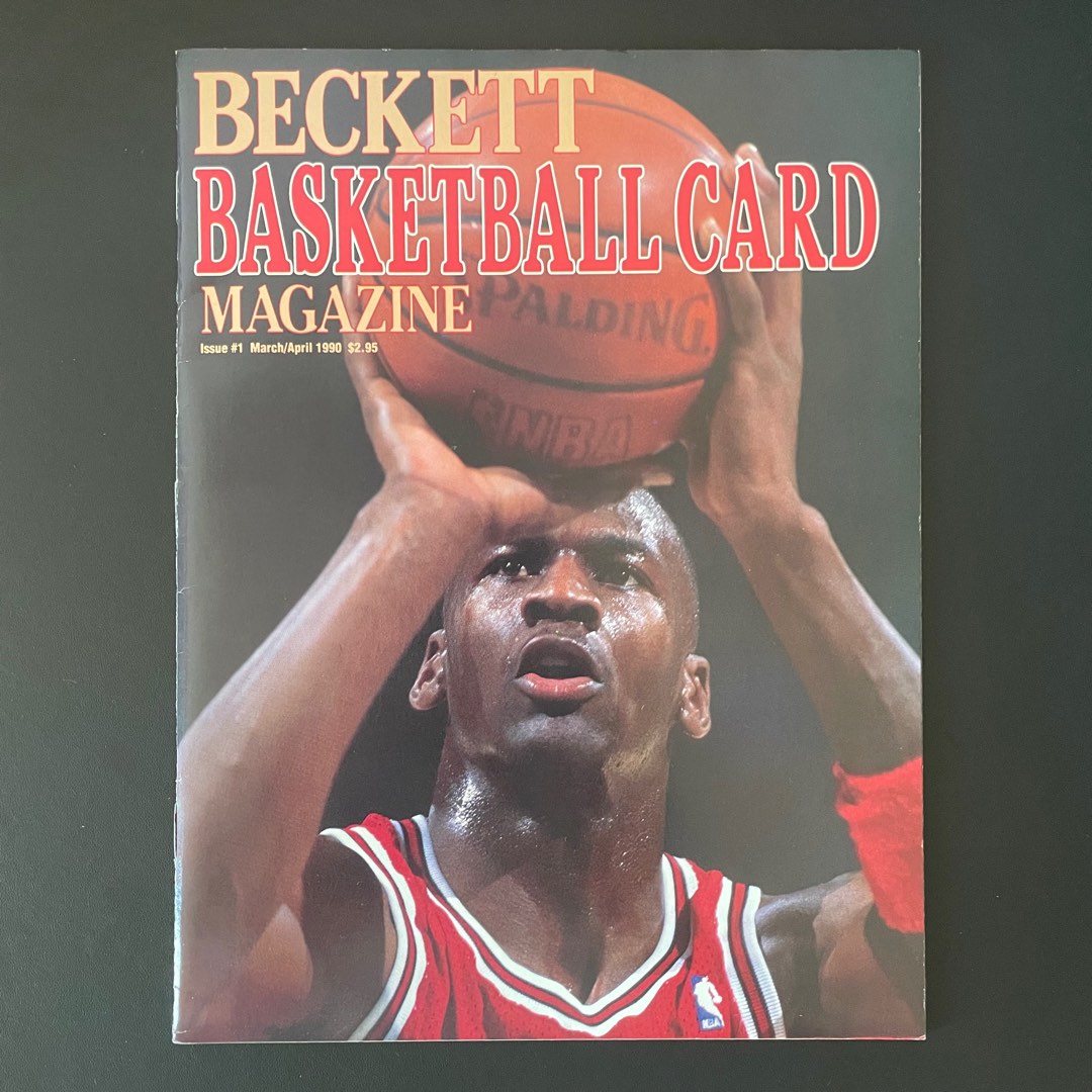 1990 Beckett Basketball Card Magazine Issue #1 (NBA legend Michael ...