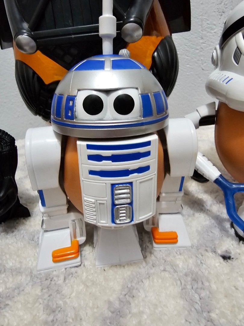 2002 Hasbro Star Wars Darth Tater 3 character set Mr. Potato Head ...