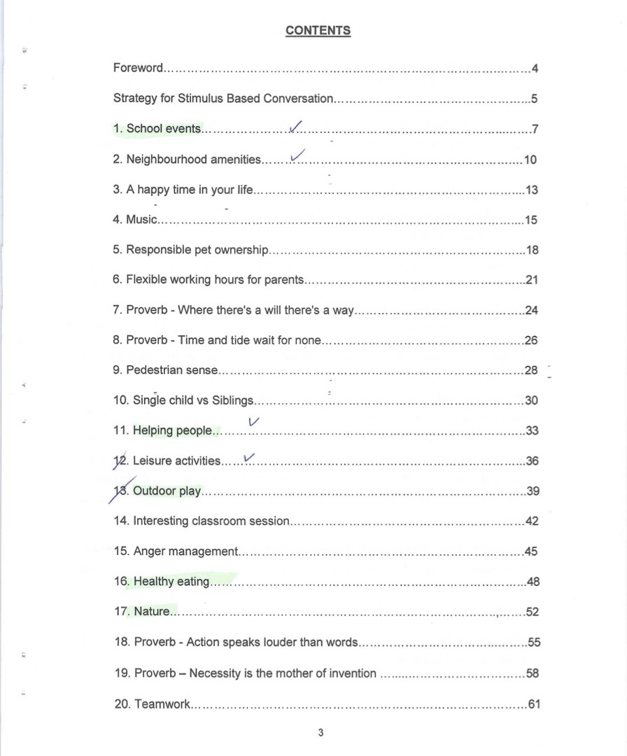 2023 PSLE ORAL Stimulus Based Conversation Questions Top School ...
