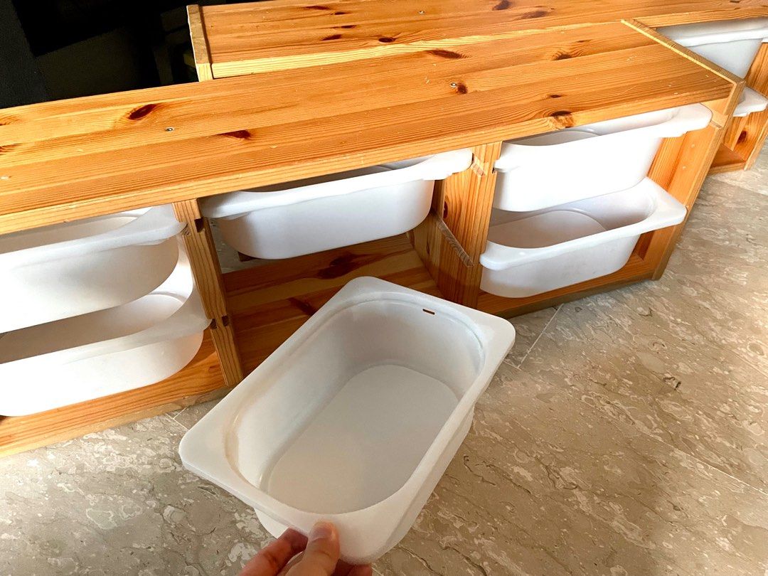 2nos. Ikea Pine wood Trofast drawer cabinets with drawers, Furniture ...