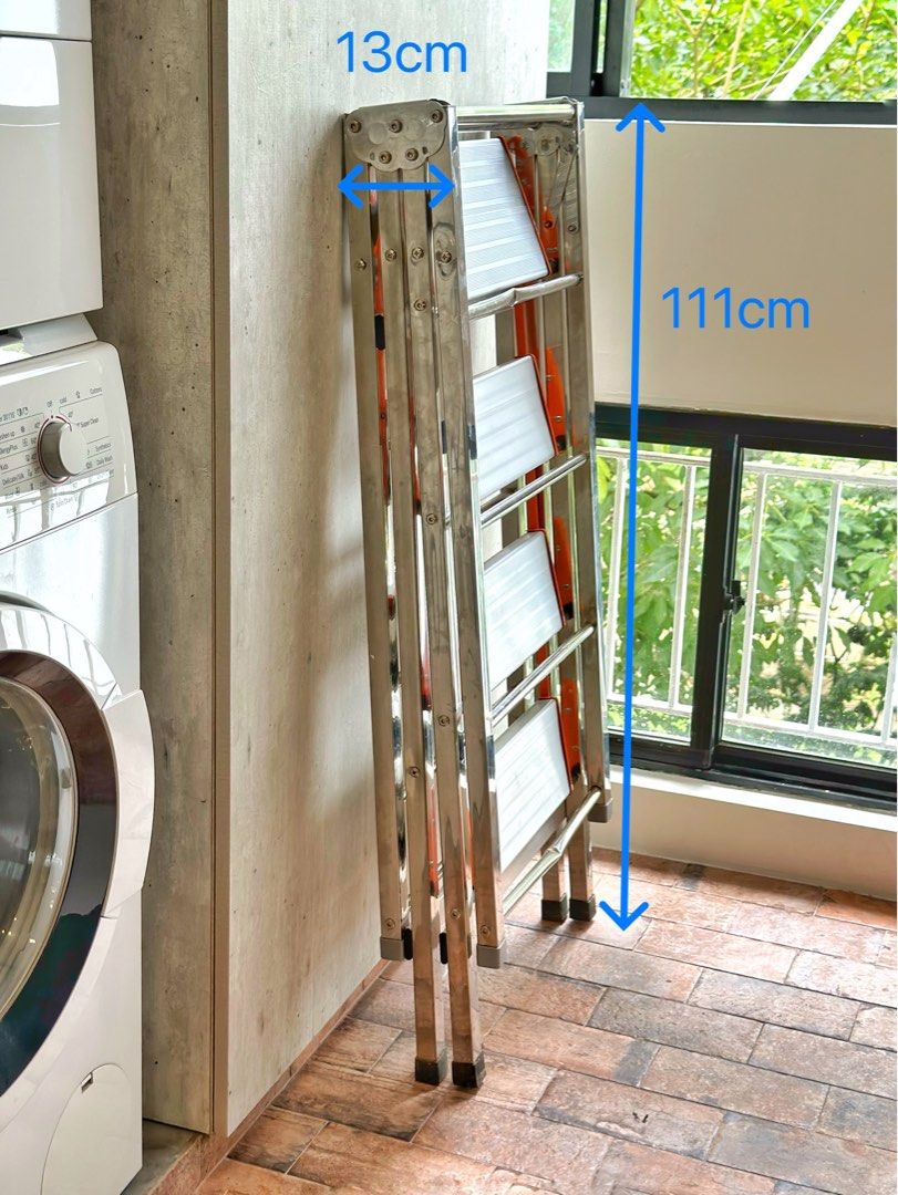 2-in-1 Laundry Rack Ladder, Furniture & Home Living, Home Improvement ...