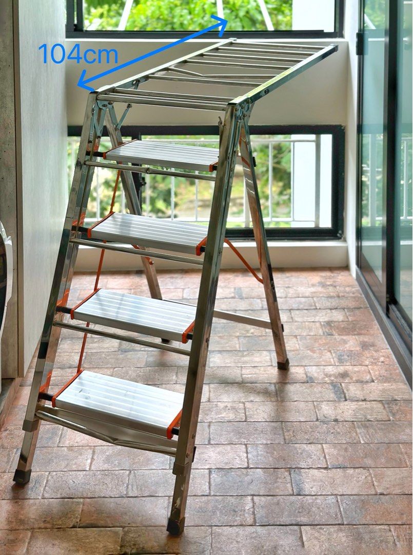 2-in-1 Laundry Rack Ladder, Furniture & Home Living, Home Improvement ...