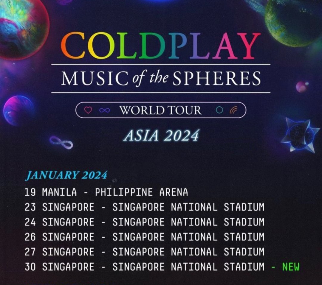 Selling 2x Coldplay Standing Friday, Tickets & Vouchers, Event Tickets ...