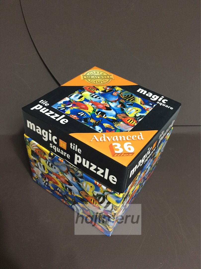 「圖案版數獨」魔方魚拼圖：36 塊進階版 Magic Square Fish Tile Puzzle : 36 Pieces Advanced ...