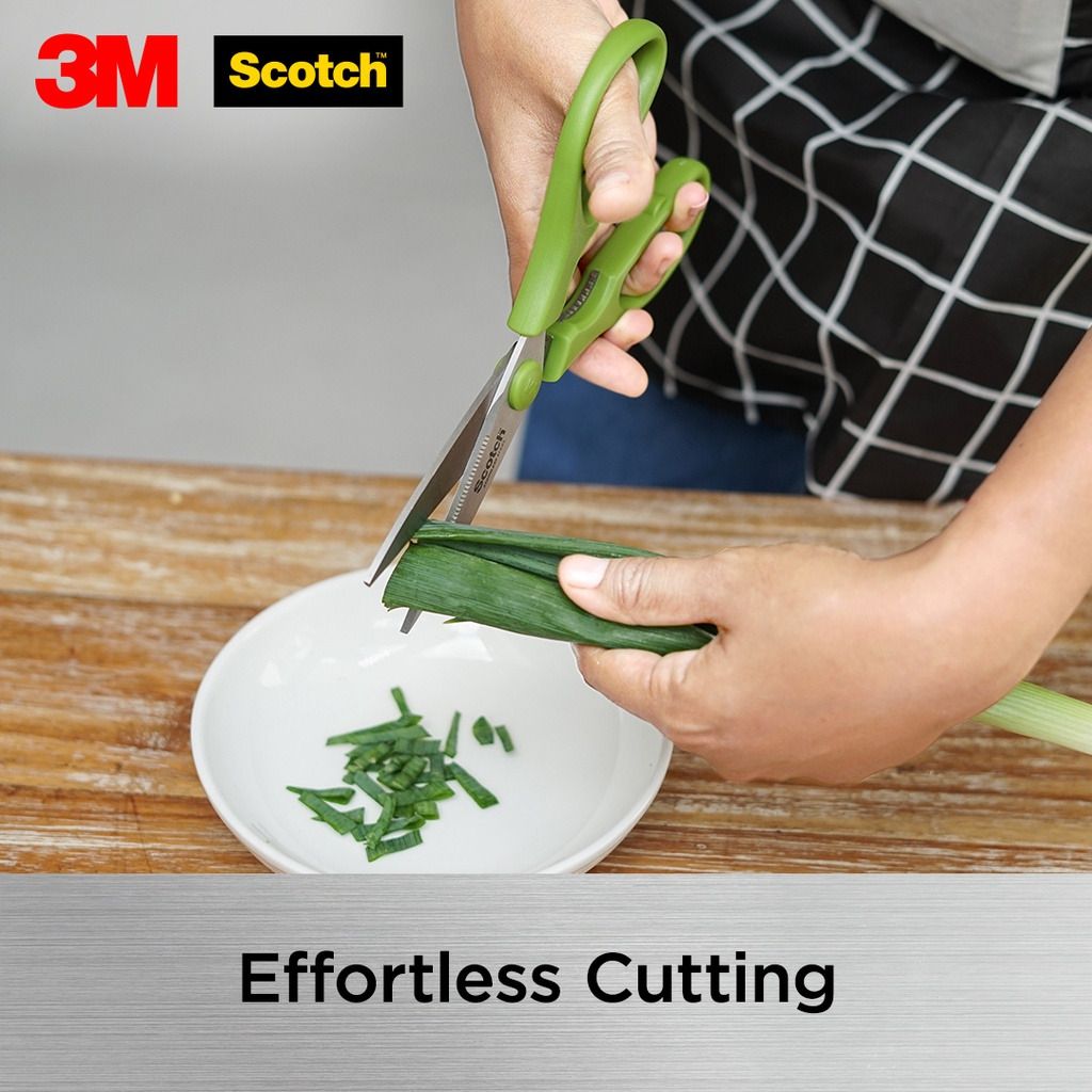 3M Scotch Premium Kitchen Scissor / Non Detachable / Rust Resistance ...