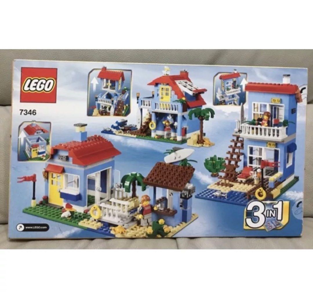 現貨 絕版 樂高 LEGO 7346 CREATOR 創意系列 海邊小屋, 書籍、休閒與玩具, 玩具、公仔、桌遊在旋轉拍賣
