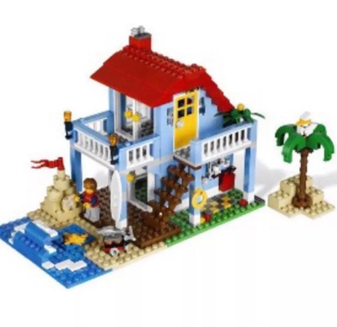 現貨 絕版 樂高 LEGO 7346 CREATOR 創意系列 海邊小屋, 書籍、休閒與玩具, 玩具、公仔、桌遊在旋轉拍賣