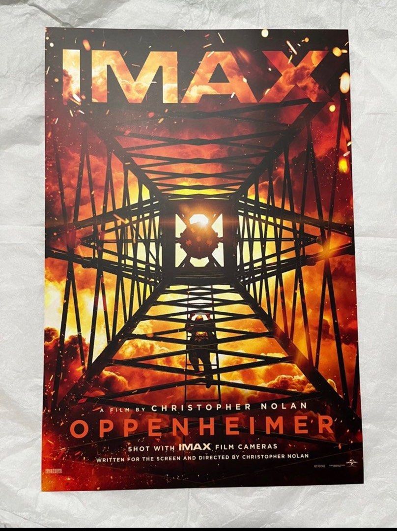 超平價！奧本海默 imax A3 poster 海報 oppenheimer, 興趣及遊戲, 收藏品及紀念品, 明星周邊 - Carousell