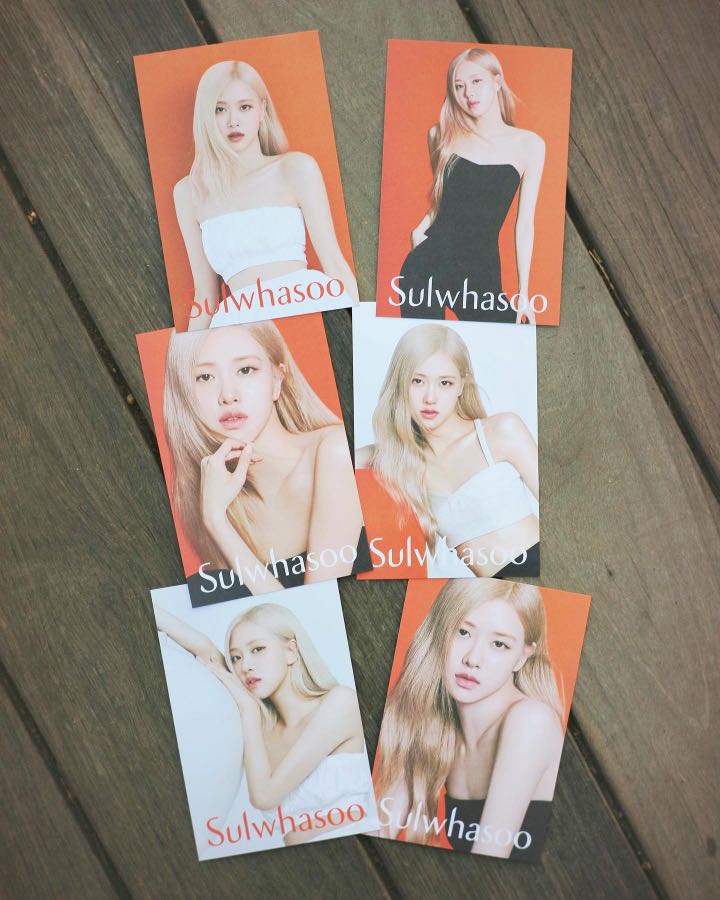(全新) Blackpink ROSÉ明信片 Postcard, 興趣及遊戲, 收藏品及紀念品, 韓流 - Carousell
