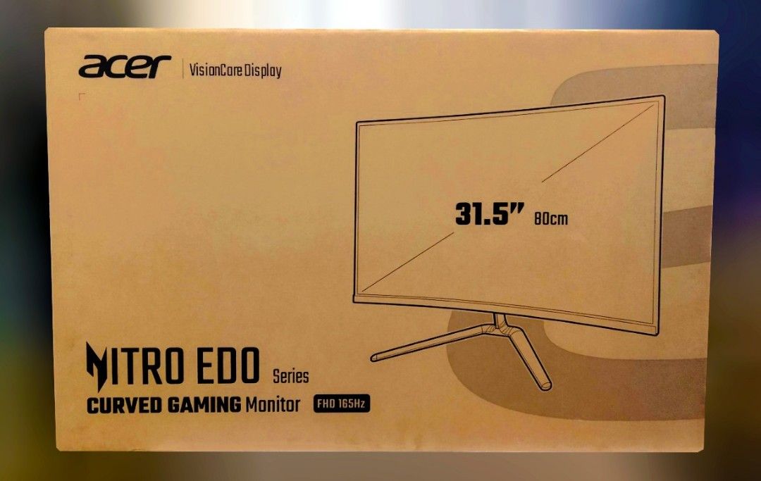 ACER NITRO ED320QR S3 31.5" VA 165HZ FHD 1920X1080 CURVED GAMING ...