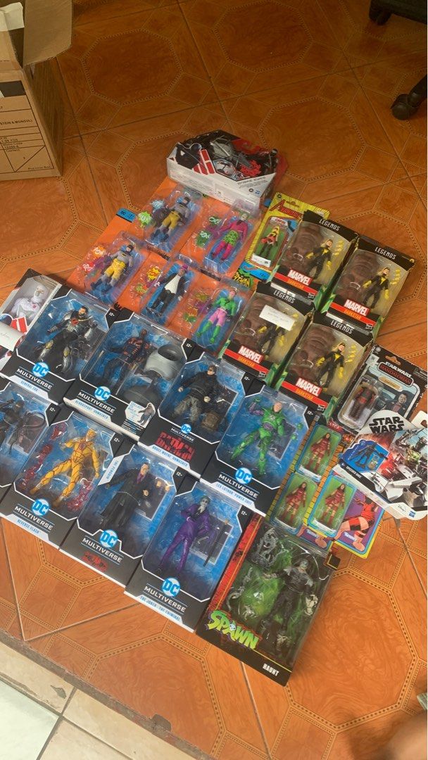 Action figure original, anime, dc mcfarlane, marvel legends, batman ...