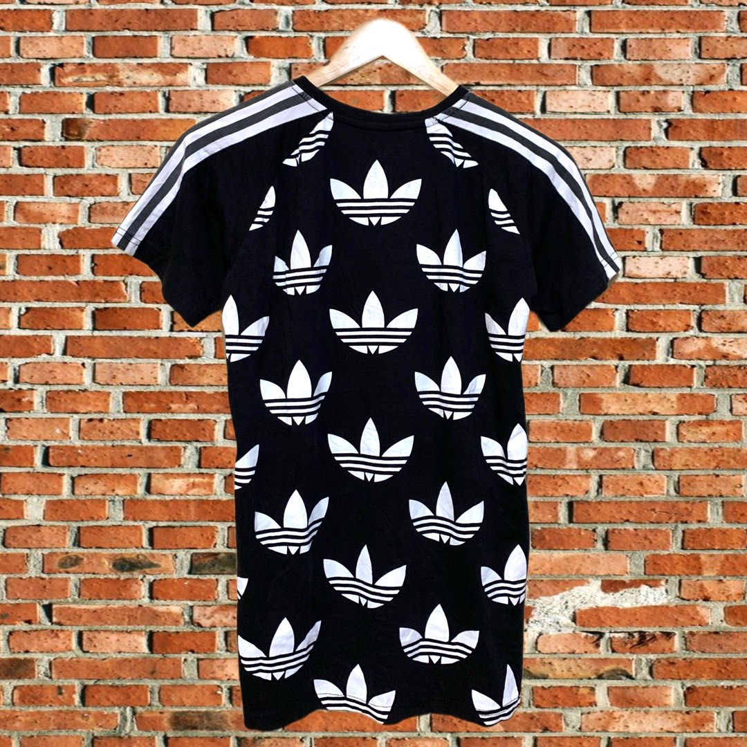 Adidas multiple logos shirt, Women's Fashion, Tops, Shirts on Carousell