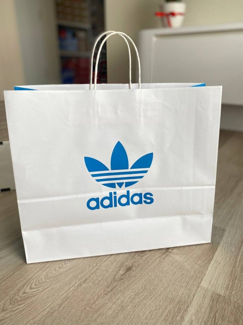 Adidas Paper Bag, Luxury, Bags & Wallets on Carousell