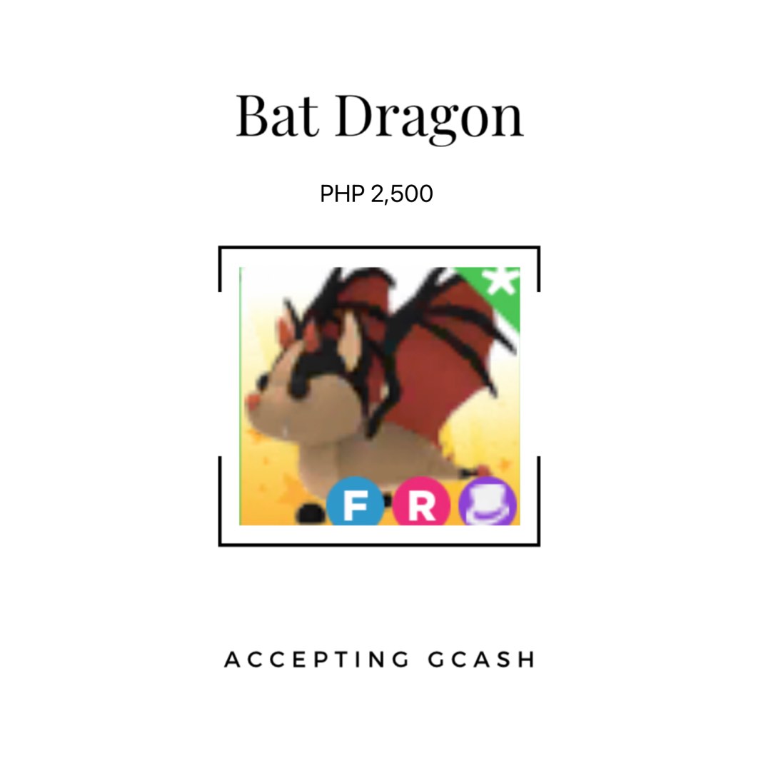 Adopt Me Bat Dragon Read Description On Carousell