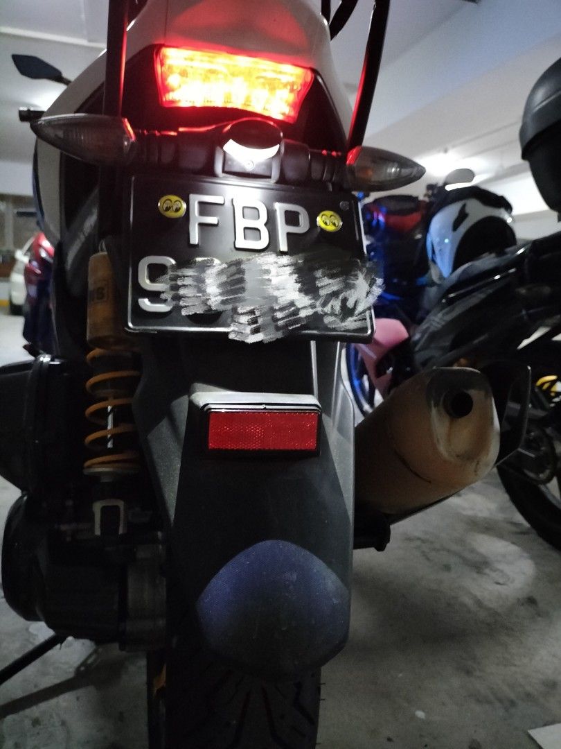 Aerox number plate light LED power saving LED, Motorcycles, Motorcycle ...