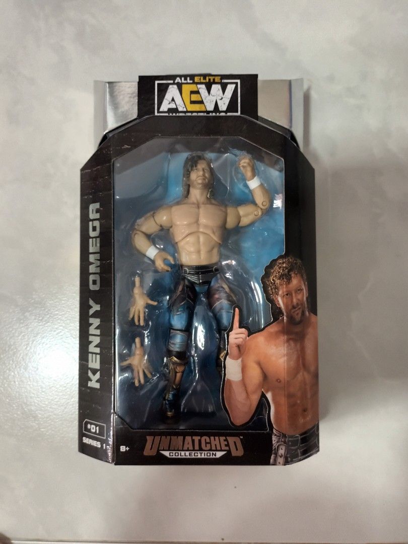 Aew Jazwares Kenny Omega Unmatched collection Series 1 WWE Elite, Hobbies & Toys, Toys & Games ...
