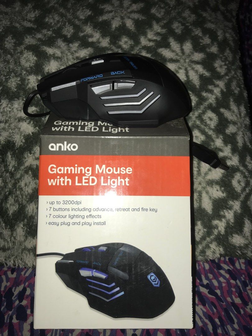 Anko Gaming Mouse with LED Light on Carousell