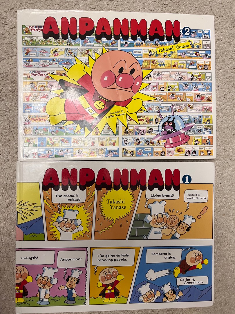 Anpanman 麵包超人 story book comics 漫畫, 興趣及遊戲, 書本 & 文具, 小朋友書 - Carousell
