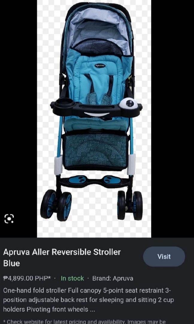 Apruva aller reversible stroller, Babies & Kids, Going Out, Strollers ...