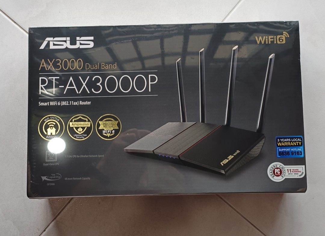 Asus AX3000 RT-AX3000P, Computers & Tech, Parts & Accessories ...