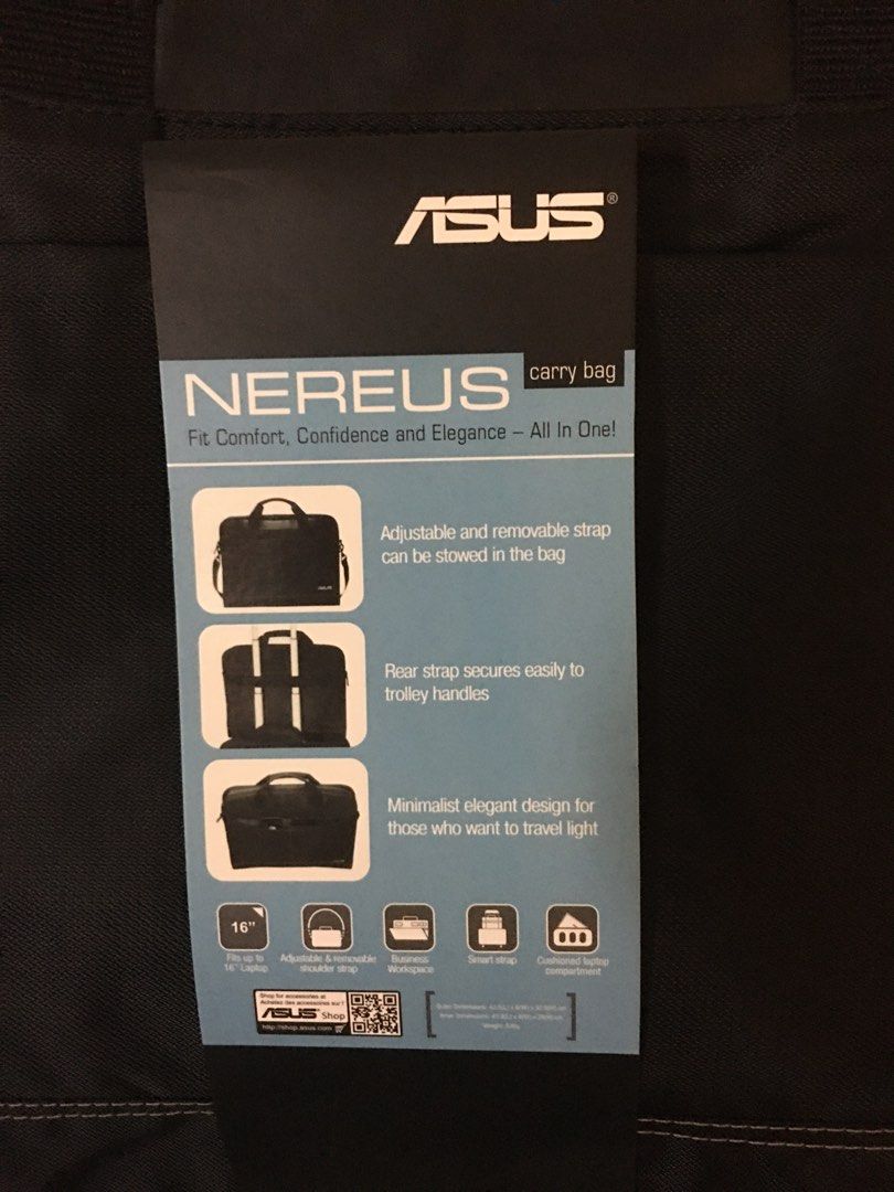 Asus Nereus Carry Bag, Computers & Tech, Parts & Accessories, Laptop ...