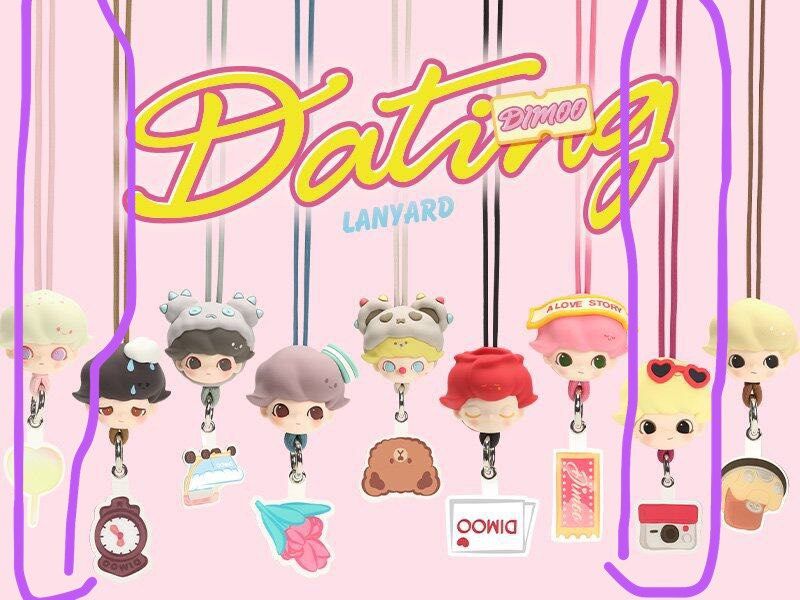 Authentic Pop Mart DIMOO Dating Lanyard, Hobbies & Toys, Toys & Games ...