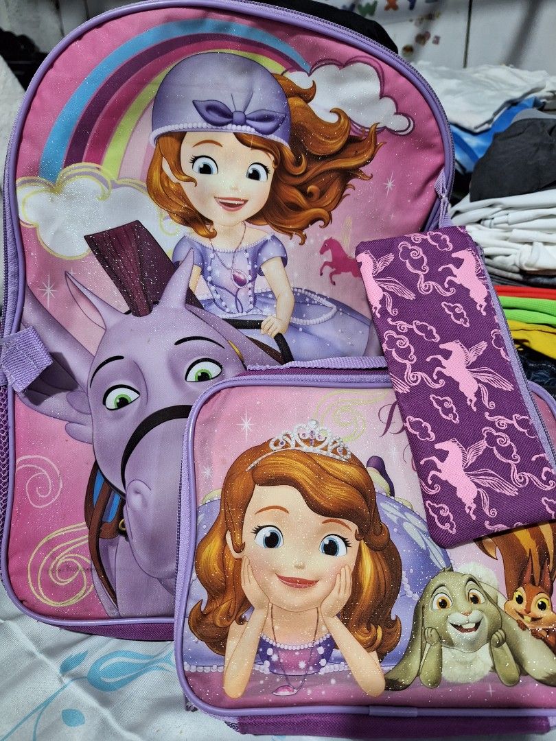 Backpack Kids Sofia the First, Women's Fashion, Bags & Wallets ...