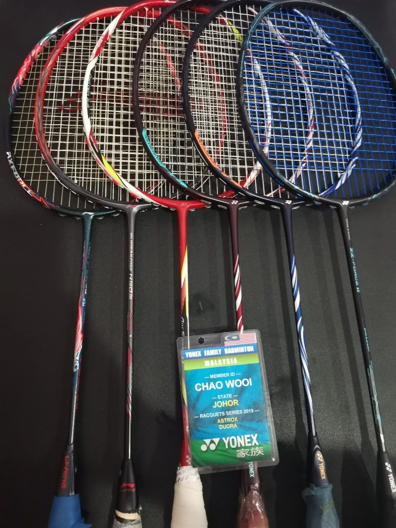 Badminton racket Yonex lining Victor, Sports Equipment, Sports & Games ...