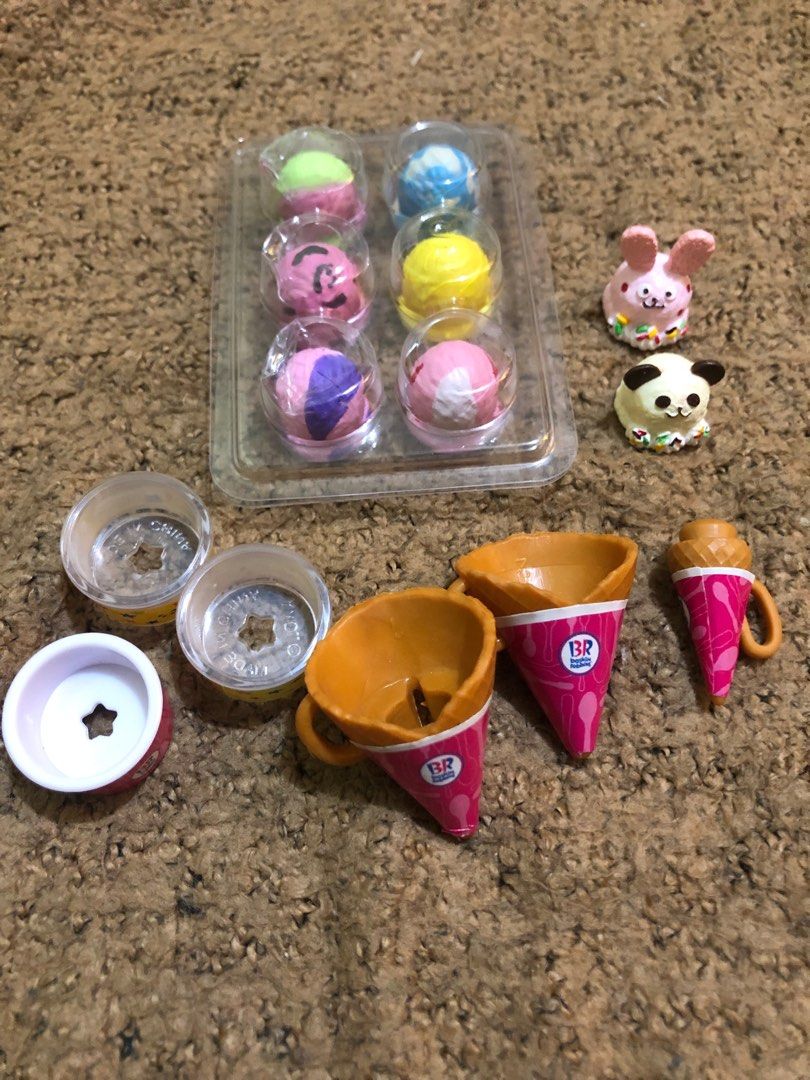 Baskin Robbins mini ice cream toy set on Carousell