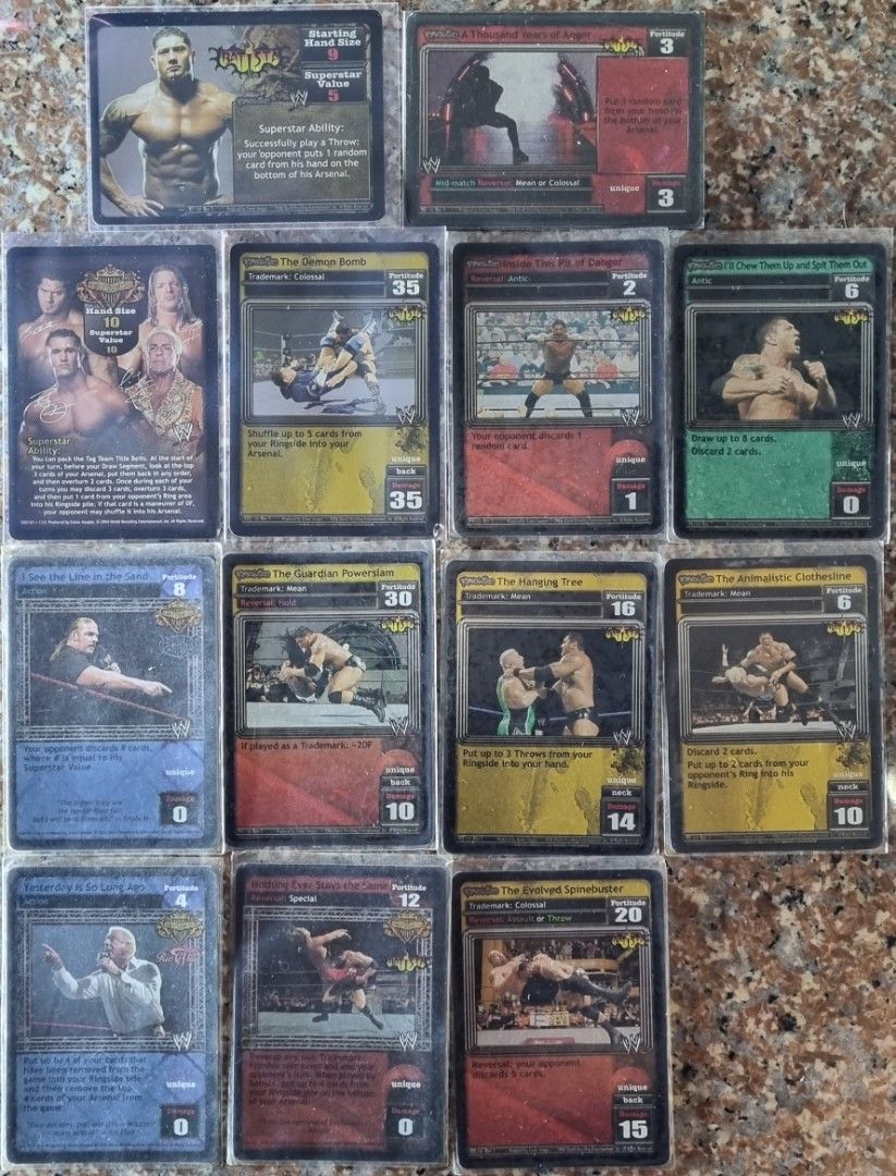 Batista and Evolution set WWE WWF RAW DEAL, Hobbies & Toys, Toys ...