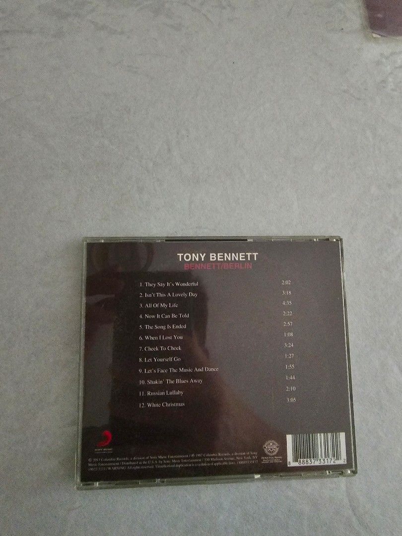 Bennett/Berlin - Tony Bennett, Hobbies & Toys, Music & Media, CDs ...