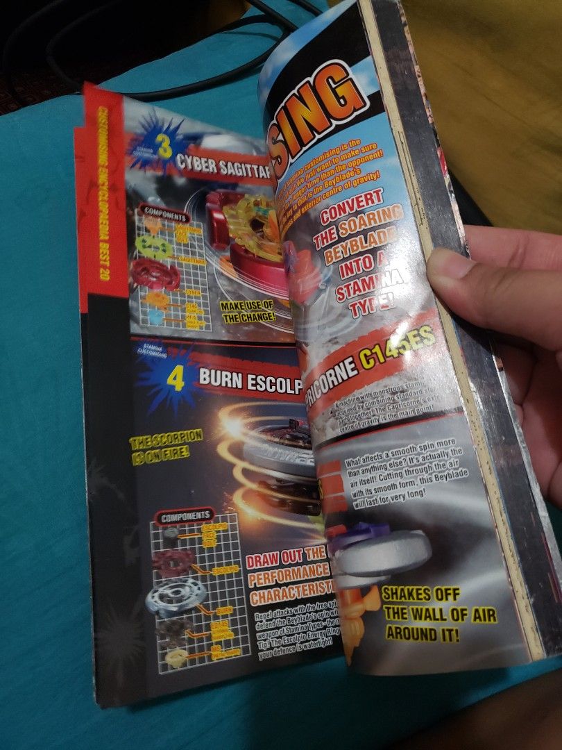 BEYBLADE EXPLOSIVE GUIDEBOOK on Carousell