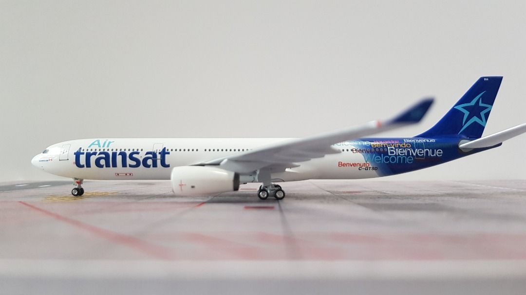 Big-Bus Models Air Transat Airbus A330-300 C-GTSD 1:400 Scale Aircraft ...