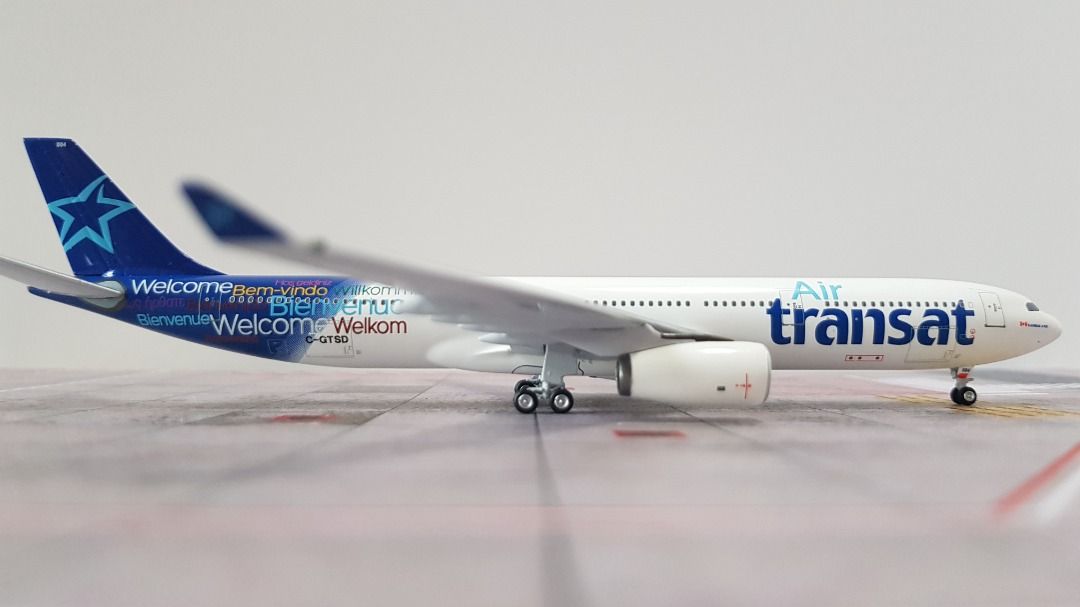 Big-Bus Models Air Transat Airbus A330-300 C-GTSD 1:400 Scale Aircraft ...