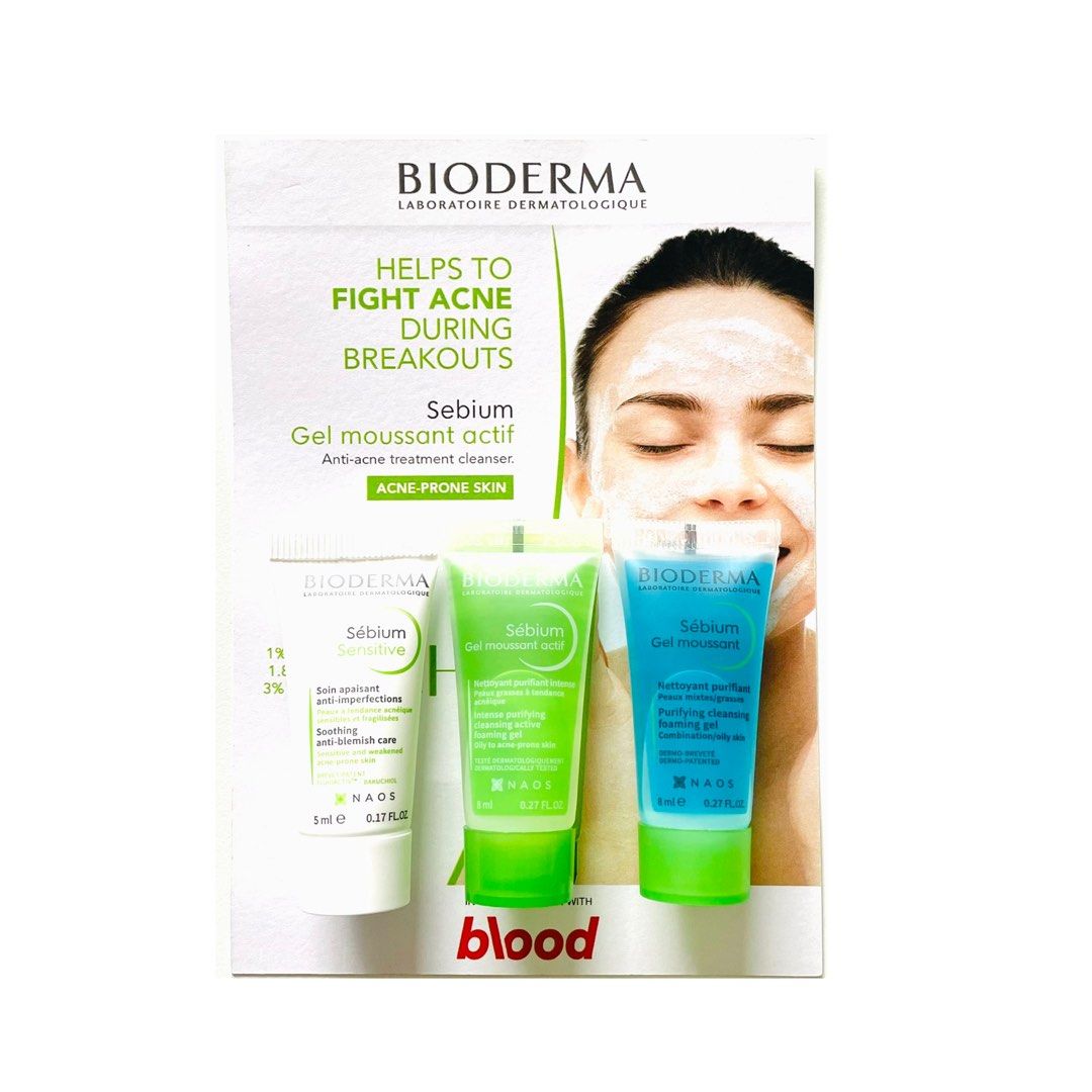Bioderma (Sebium) - Gel Moussant Actif, Gel Moussant, Sensitive, Beauty & Personal Care, Face ...