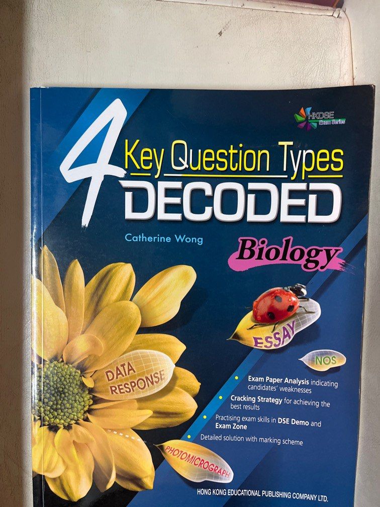 Biology 4 Keys Question Types Decoded, 興趣及遊戲, 書本 & 文具, 教科書 - Carousell