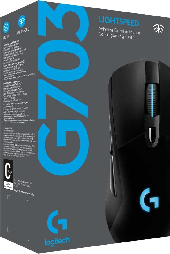 [BNIB] Logitech G703 Lightspeed Wireless Gaming Mouse, Computers & Tech, Parts & Accessories ...