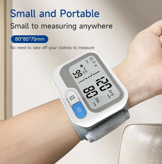 Brand New! Automatic Wrist Digital Blood Pressure Monitor BP Heart ...