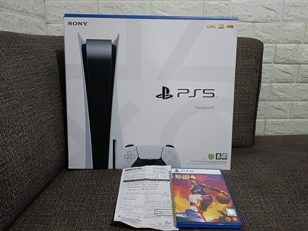 [BRANDNEW) PS5 DISC ED WITH NBA 2K23, Video Gaming, Video Game Consoles ...