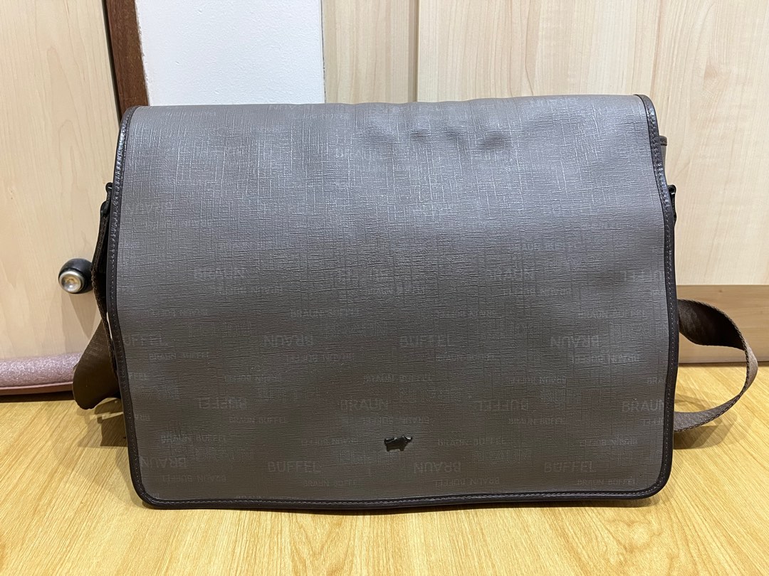 Braun Buffel messenger bag., Men's Fashion, Bags, Sling Bags on Carousell