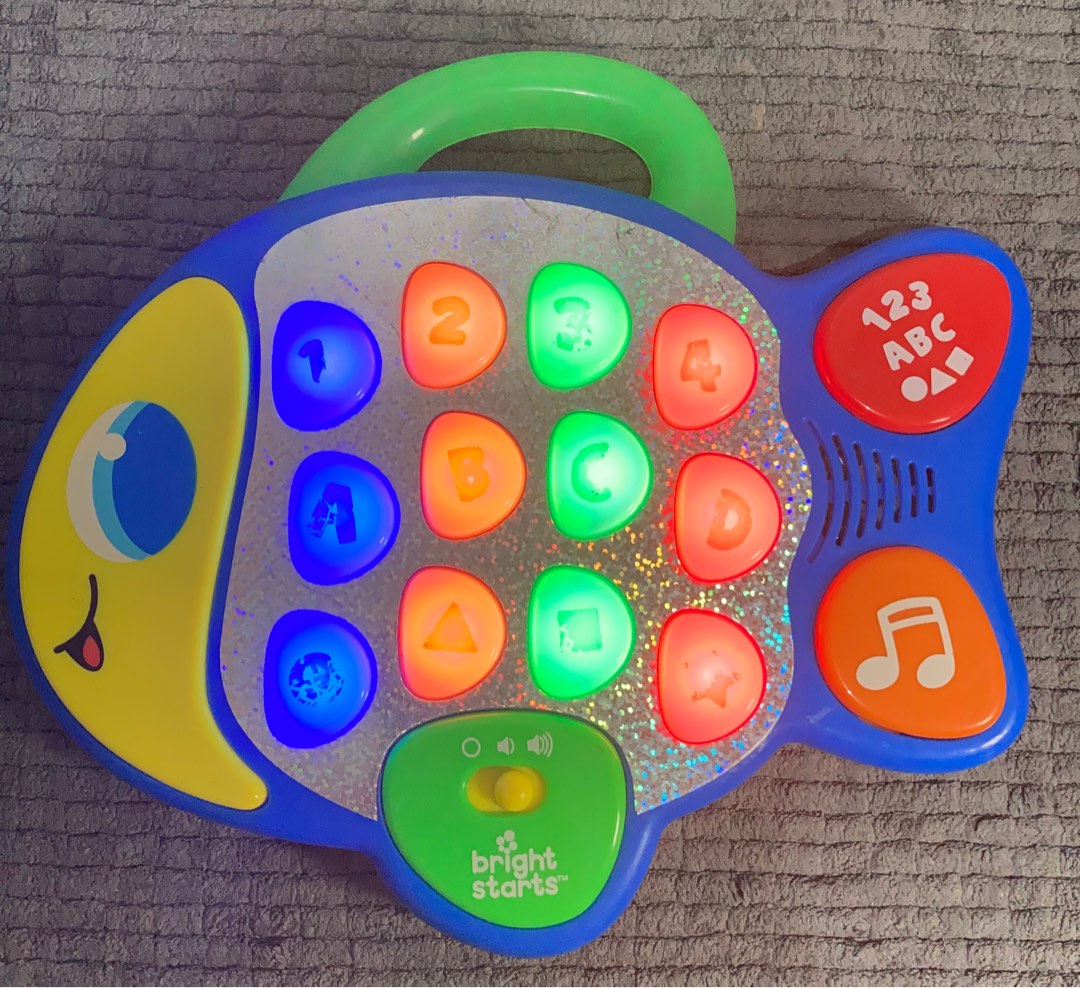 Bright Starts Learn & Giggle Fish with Lights and Melodies, Ages 6 ...