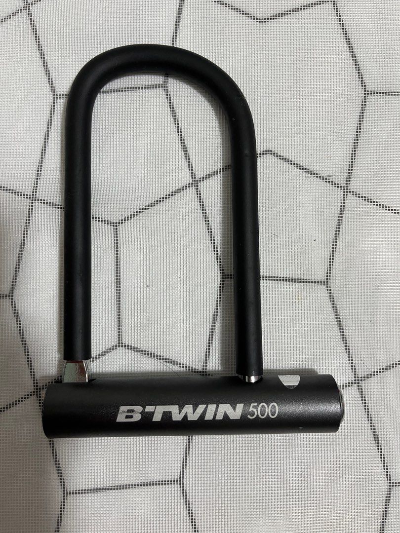 BTWIN Elops 500 Bicycle Lock, Sports Equipment, Bicycles & Parts, Parts ...