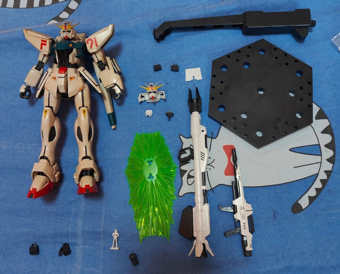 Built MG gundams and assorted stands, Hobbies & Toys, Toys & Games on ...