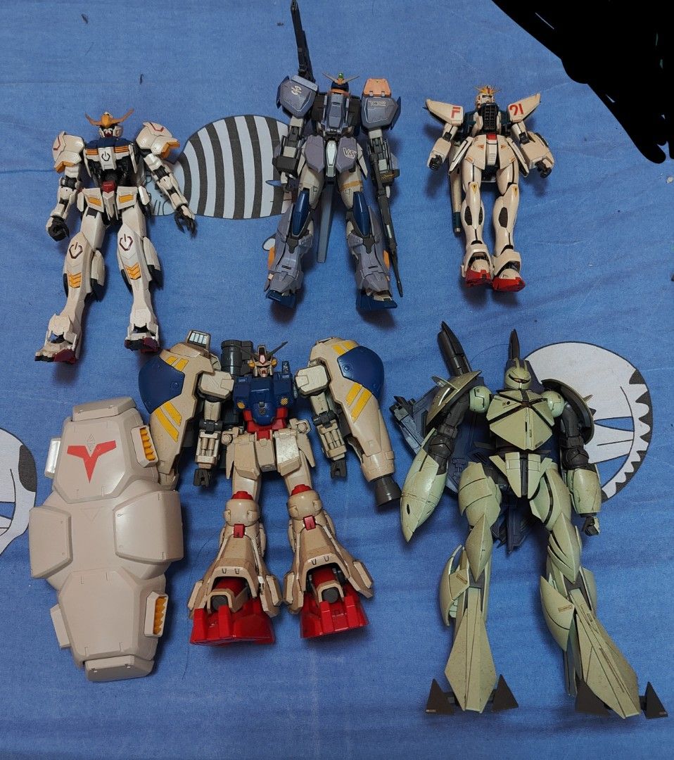 Built MG gundams and assorted stands, Hobbies & Toys, Toys & Games on ...
