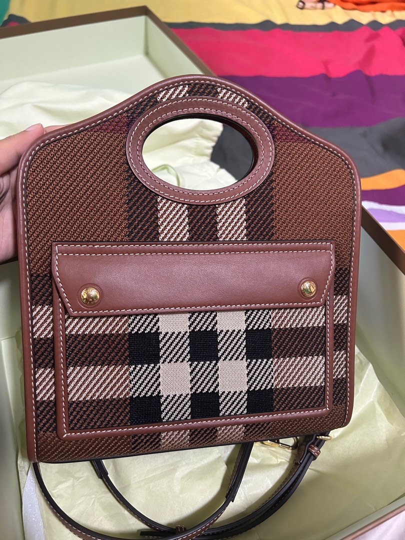 Burberry mini pocket bag, Luxury, Bags & Wallets on Carousell