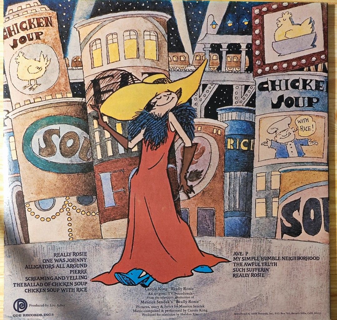 Carole King Album Really Rosie[LP], Hobbies & Toys, Music & Media ...