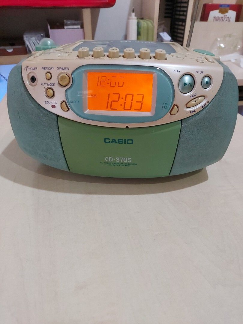 CASIO Radio,CD-370S, Elektronik, Audio di Carousell