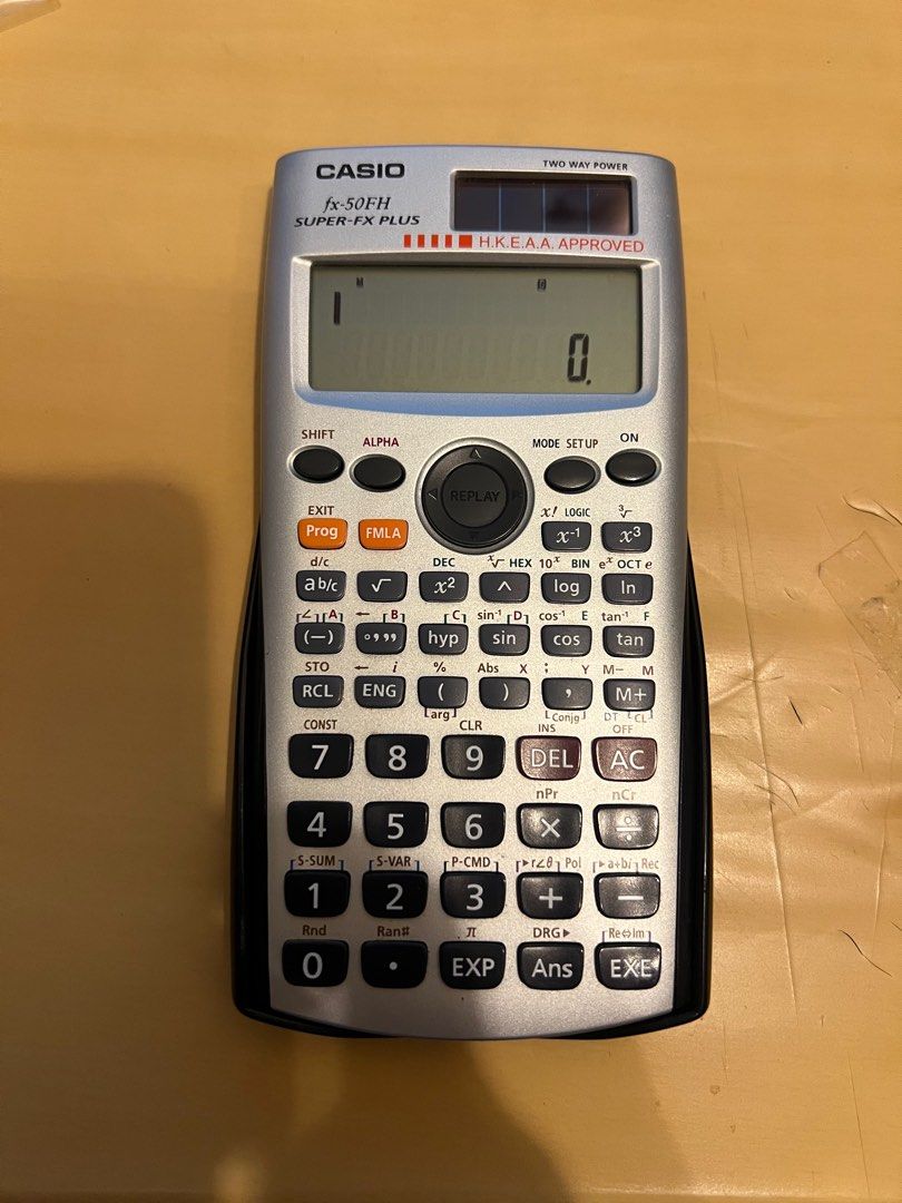 Casio fx-50FH, 興趣及遊戲, 手作＆自家設計, 文具 - Carousell