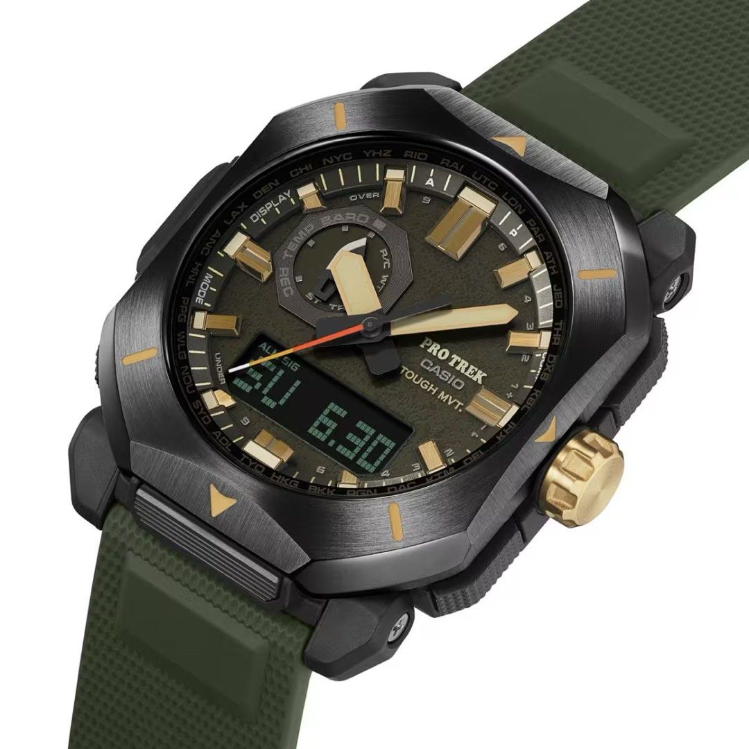 CASIO JDM日版 PRO TREK Climber Line 手錶 PRW-6900Y-3JF 訂購, 男裝, 手錶及配件, 手錶 ...