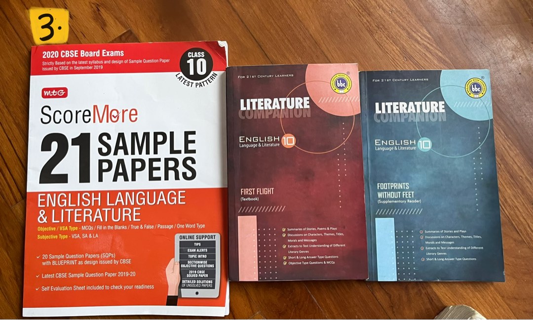 CBSE class-10 English Language & Literature NCERT Textbook + English ...